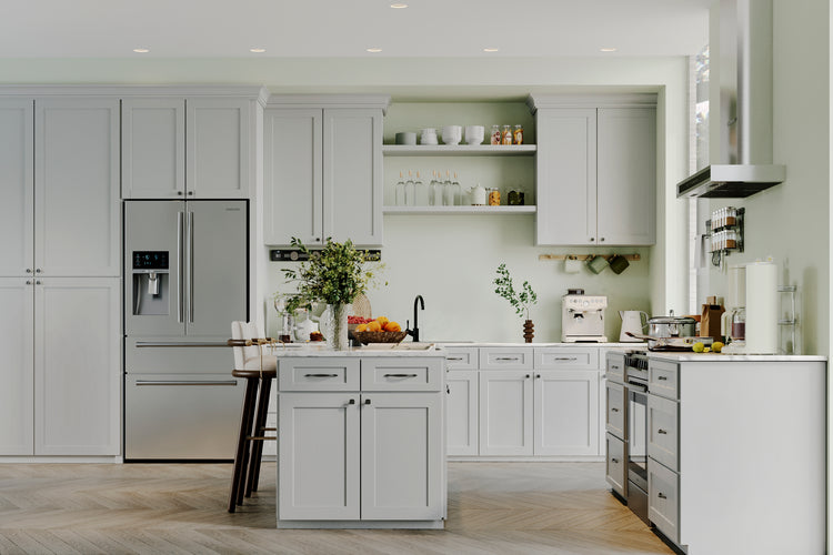 Alpine White Shaker Cabinets – Kitchen & Bath Central